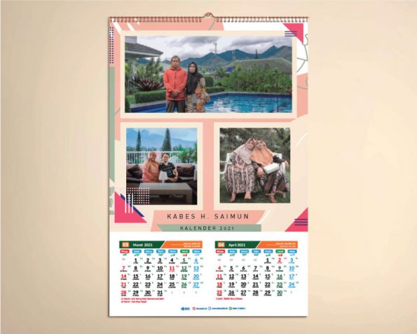 Kalender Dinding Custom (6 Lembar) – Mediaprint