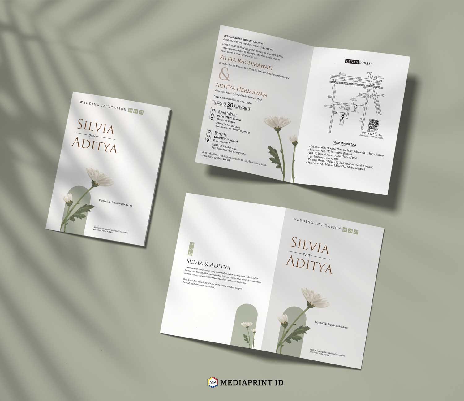 Undangan Pernikahan Model Silvi – Mediaprint