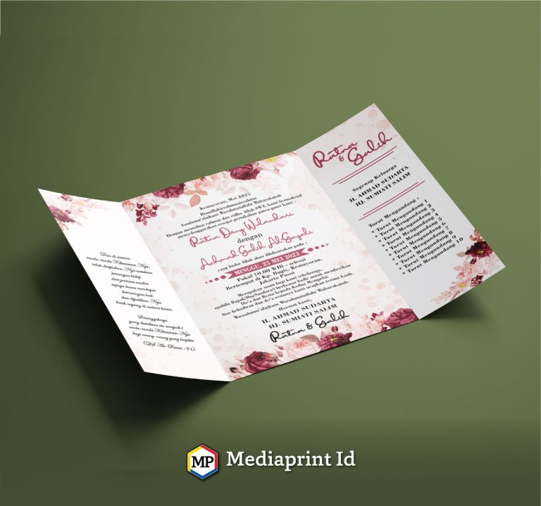 Undangan Custom Minimalis (TF-03) – Mediaprint