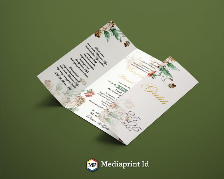 Undangan Custom Minimalis (TF-01) – Mediaprint